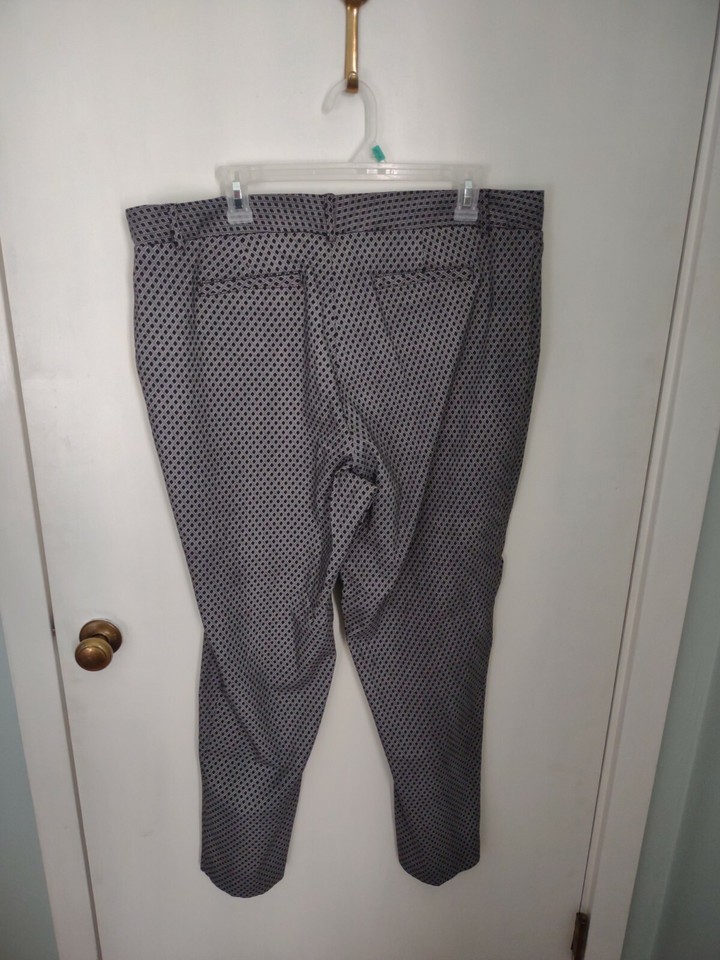 Women's Size 18 Slacks By George Black And White Checks | eBay