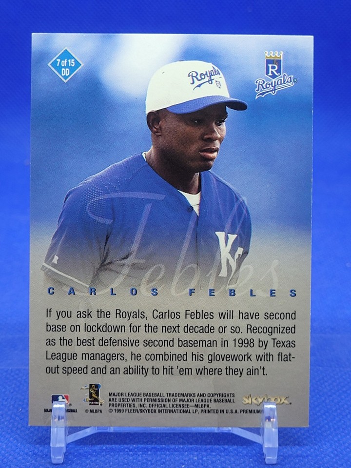 1999 Skybox Premium Diamond Debuts Carlos Febles #7DD | eBay