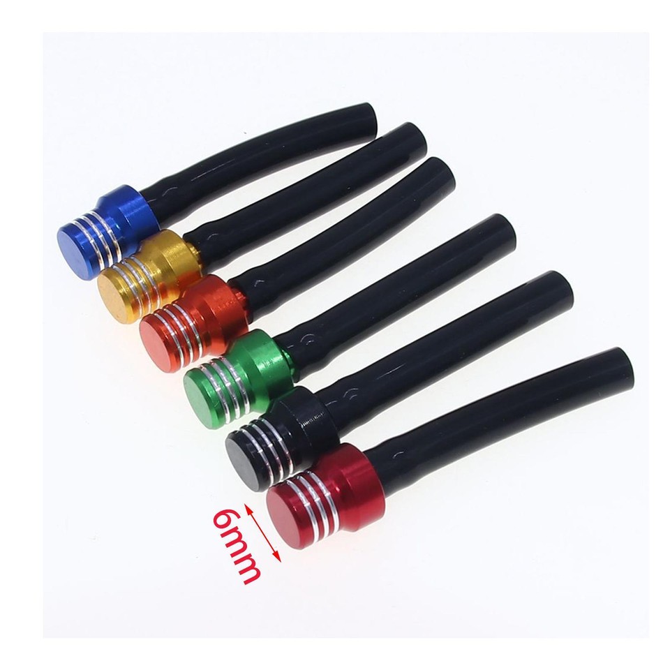 6x Fuel Tank Air Vent Gas Cap Oil Vent CNC Gas Fuel Cap for Motorbike ...