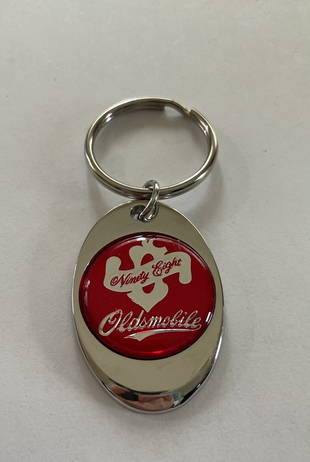 Oldsmobile 98 Keychain Lightweight Metal Chrome Style Finish Olds Key ...