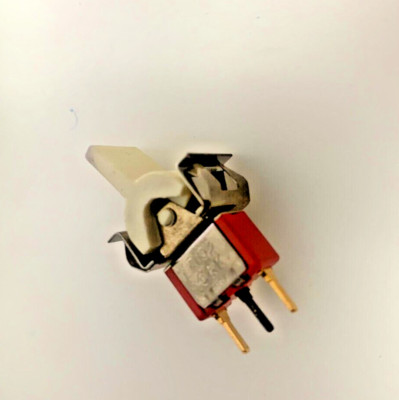 C&K 7103 SPDT toggle 3 positions rocker switch NO OFF NO panel mount holder | eBay