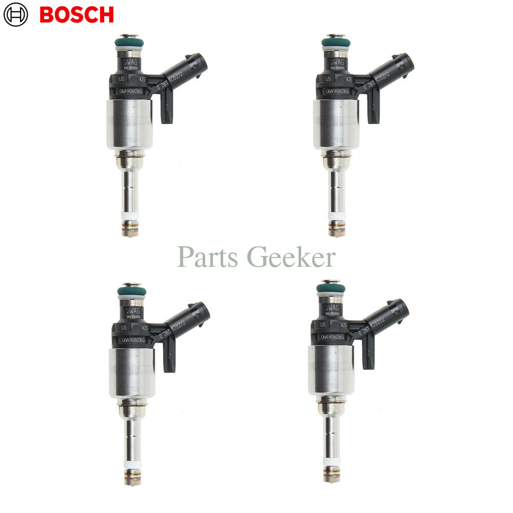 BOSCH 62141 OEM Fuel Injector X4 06A906036D, Fits AUDI Q5 VW Golf Jetta ...