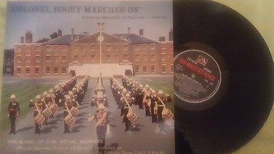 H. M. ROYAL MARINES - COLONEL BOGEY MARCHES ON. LP EMI | eBay