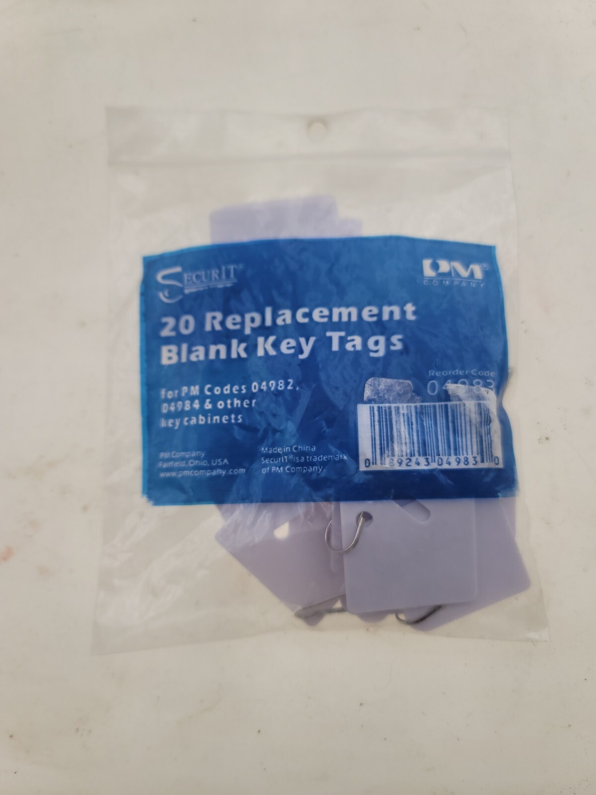 Securit Replacement Slotted Key Cabinet Tags - Pmc04983 for sale online ...