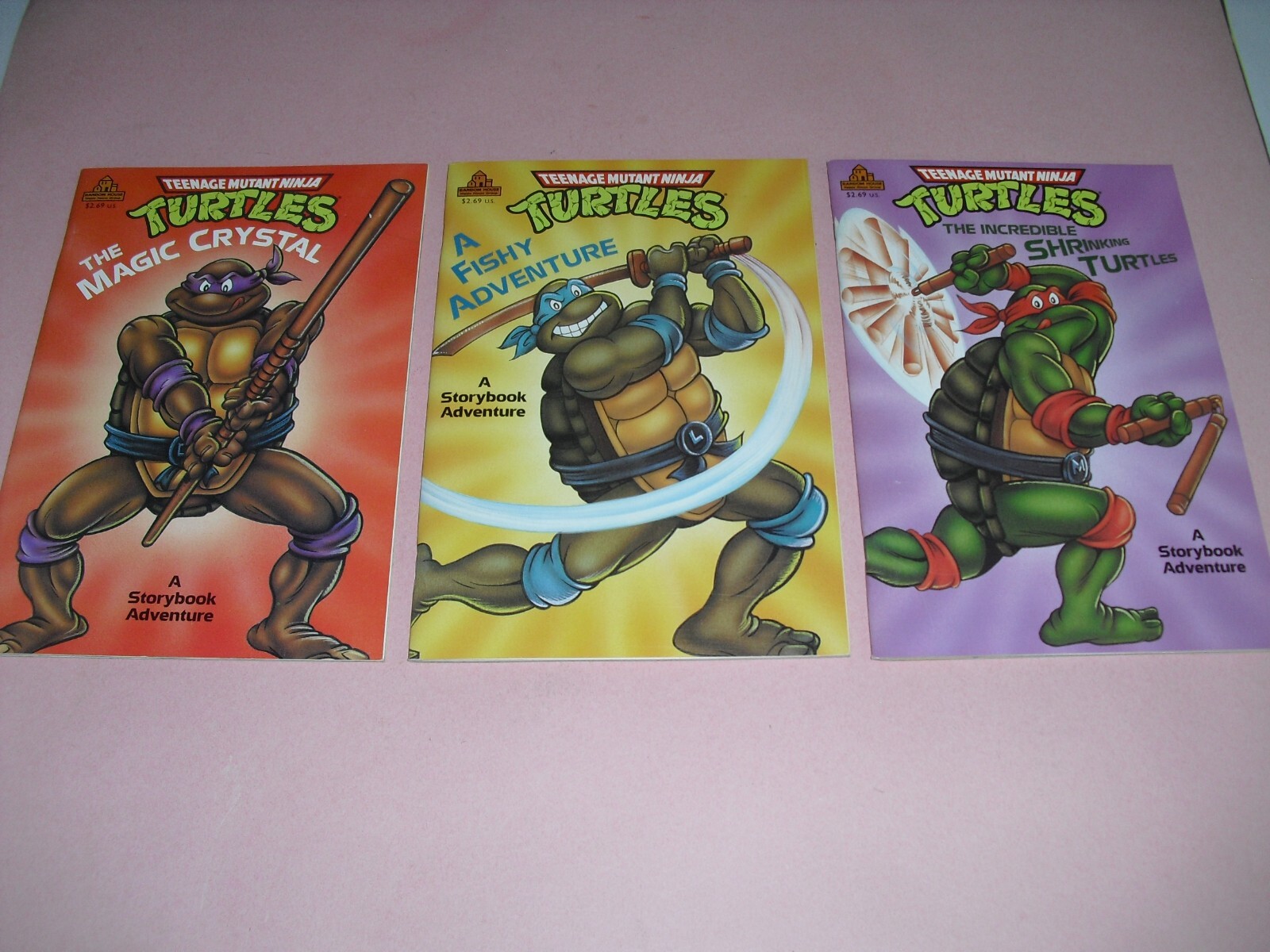 3 Teenage Mutant Ninja Turtles Storybook Adventure! Magic Crystal Fishy ...