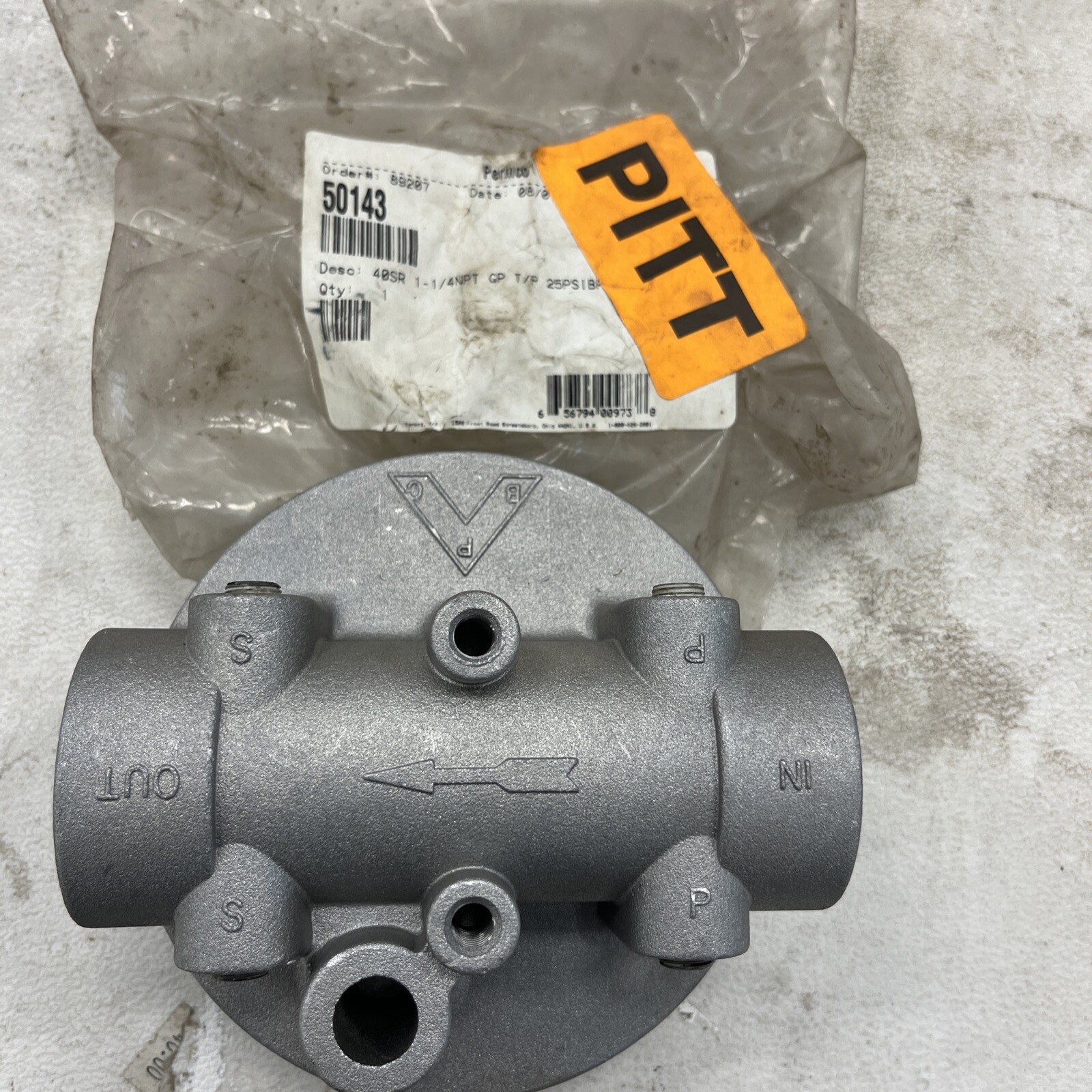Permco 50143. 40SR 1-1/4NPT GP T/P 25PSIBP. F5 | eBay