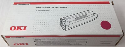 OKI 42804514 TONER ORIGINALE MAGENTA TYPE C6L PER OKI C3100 (3.000 PG ...