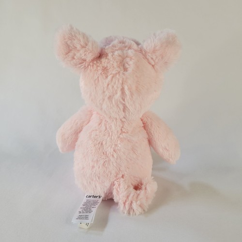 2015 Carters Pink Pig Plush Stuffed Animal Baby Toy Lovey Security 10 ...