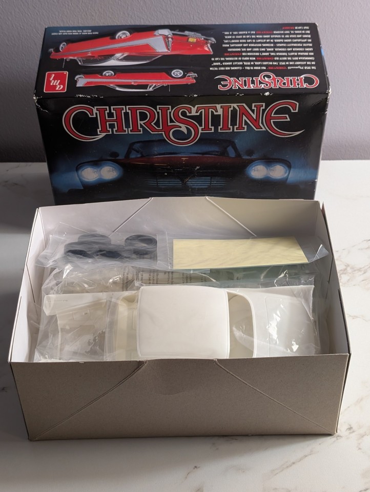 CHRISTINE Stephen King AMT 58 Plymouth Fury Car Model 1:25 Plastic ...