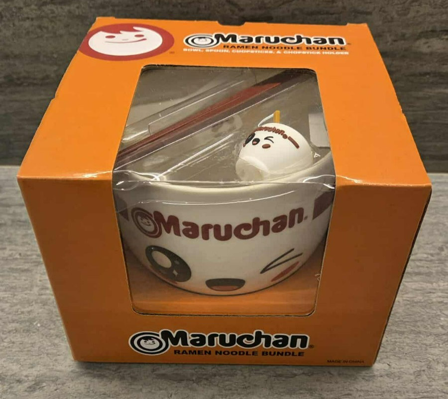 Maruchan Ramen Noodle Bowl 4-Pc Bundle Set Oishi w/Chopsticks - NEW | eBay