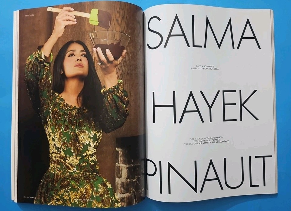 Salma Hayek Bella Hadid Miley Cyrus Ariana Grande Elle Magazine | eBay