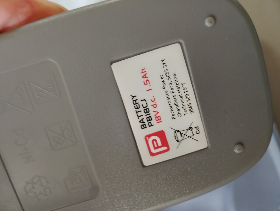 performance power cordless jigsaw with battery, untested no charger ...