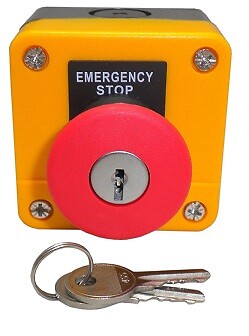 EMERGENCY STOP STATION-KEY RELEASE WITH 1 | Grelly UK