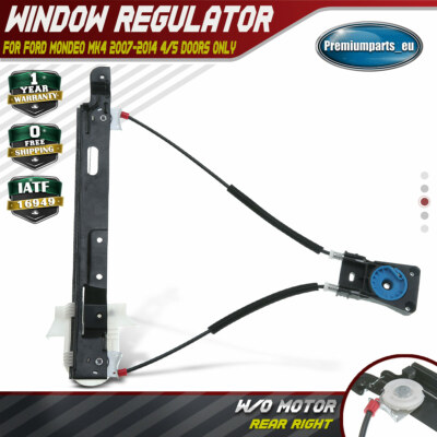Window Regulator W/o Motor for Ford Mondeo MK4 07-14 Rear Right Driver ...