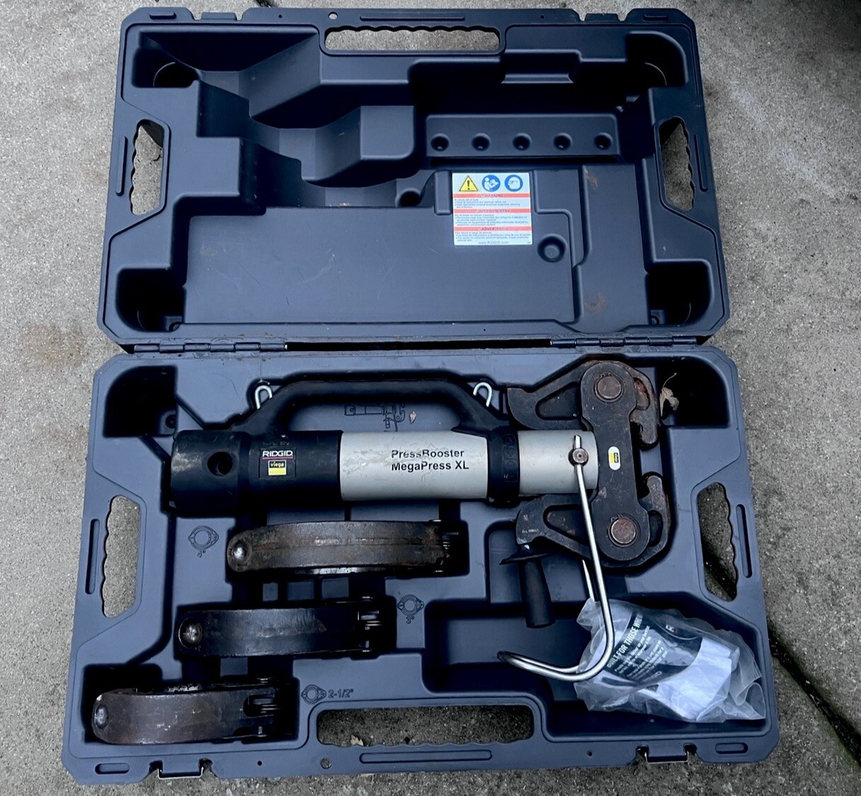 RIDGID 2.5-4 in Press Booster Kit for Use with Viega MegaPress XL ...