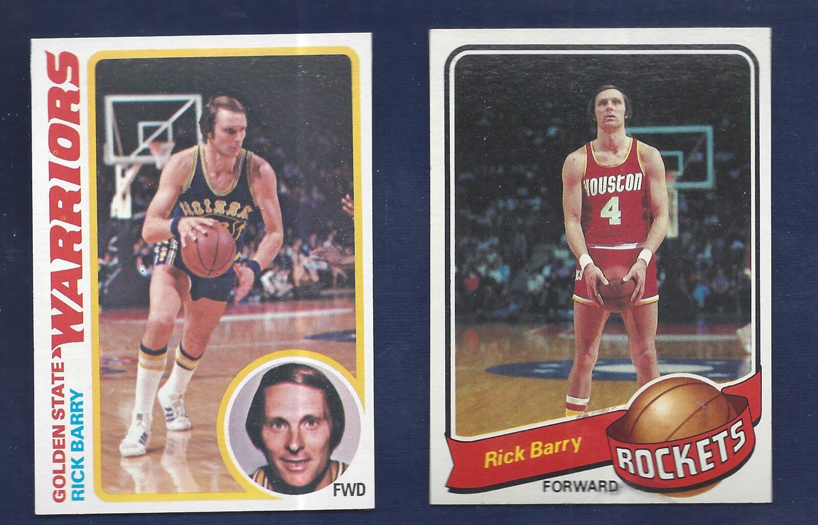 LOT OF 2 PACK FRESH SHARP 1979 1978 TOPPS #120 #60 RICK BARRY .99 SH ...