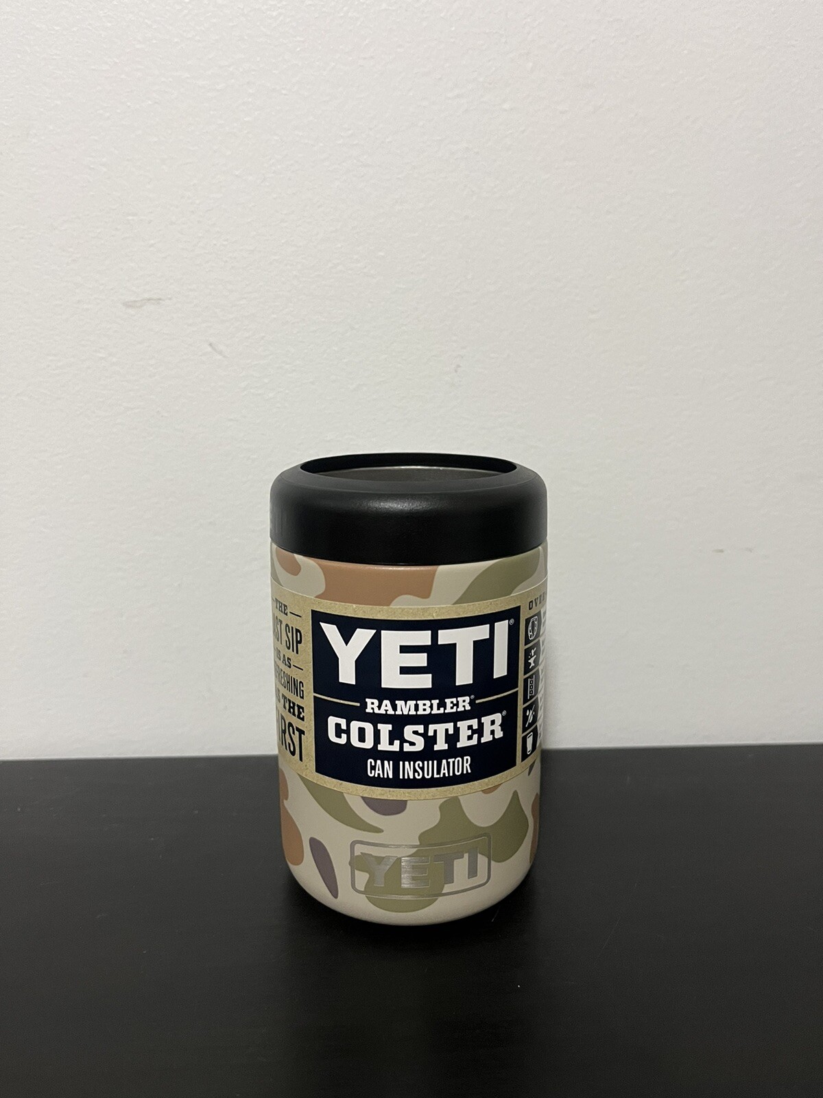 YETI New TAN CAMO 12 Oz Colster Rambler Can Insulator Duck Camouflage ...