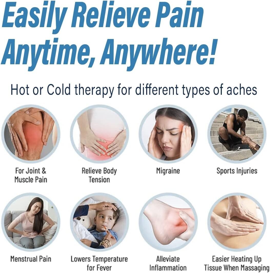 Reusable Click Instant Heat Packs, Pocket Hand Warmers, Snap It Hot ...