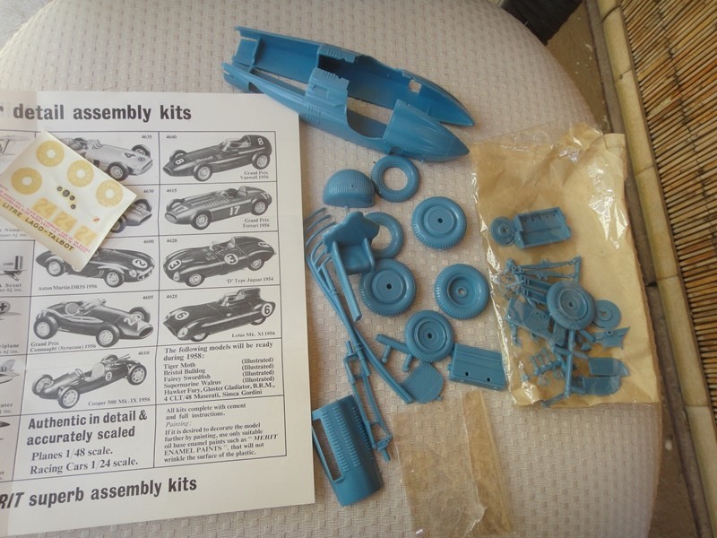 MERIT LAGO-TALBOT BLUE SUPERKIT CAR 4624 1:24 BOXED NOS | eBay