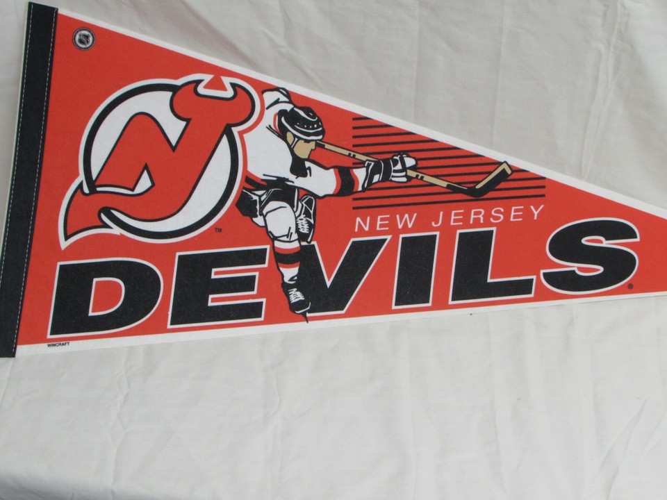 New Jersey Devils 29" Pennant 1990's to Modern Era | eBay