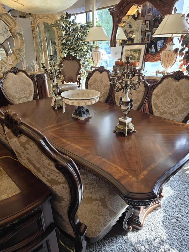 AICO by Michael Amini Bella Veneto 9PC dining room set | eBay
