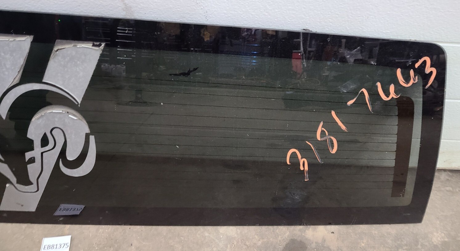 OEM 2009-2018 Dodge Ram 1500 REAR BACK GLASS CAB SOLID BACK WINDOW ...