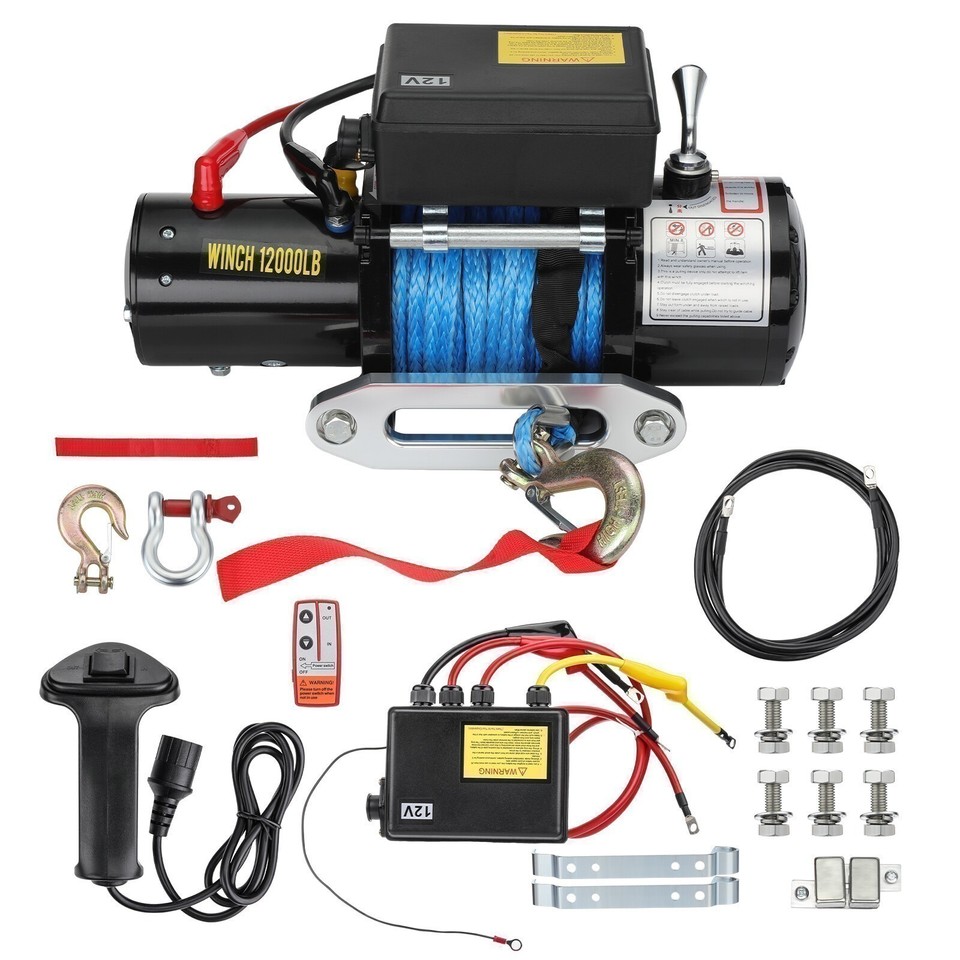 Electric Winch 10000LB 12000LBS 13000LBS 4500LBS Winch 4WD For Trailer ...