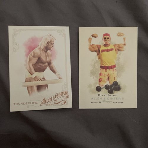 2015 2006 Topps Allen Ginter Thunderlips Hulk Hogan Wrestler #225 307 ...