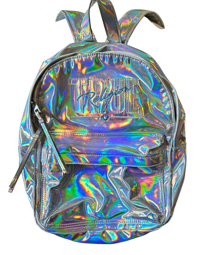 True Religion Backpack Iridescent Embroidered Adjustable Strap 13x3x11 ...
