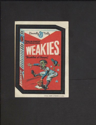 1973 Topps Wacky Packages Weakies Tan Back 1st Series Sticker | eBay