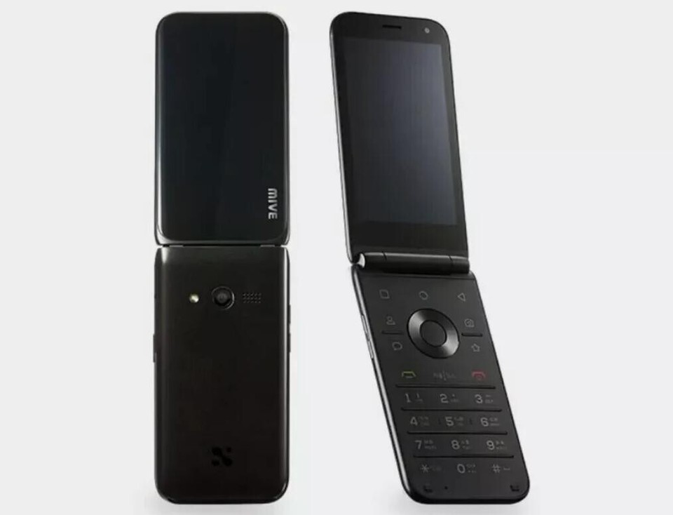 ALT MIVE Style Folder 32GB AT-M120 Black/White 4G LTE WIFI Android ...