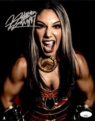 Nikita Knight Signed AEW Dark 8x10 Photo #2 WWE NXT Chase U Thea Hail ...