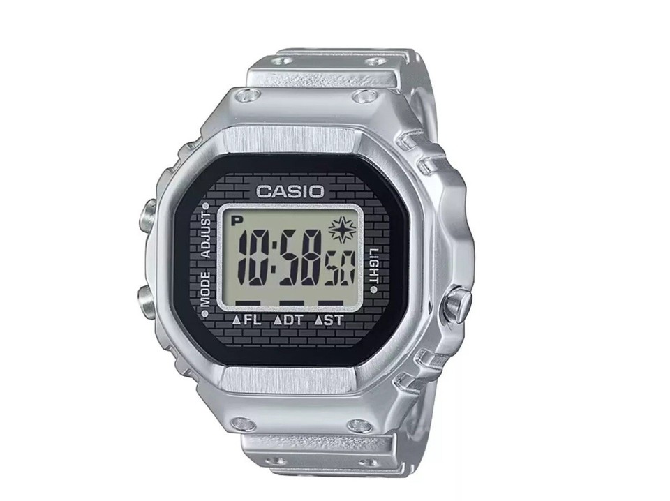 Casio Ring Watch 50th Anniversary Silver CRW-001-1JR w/Size adjusting ...
