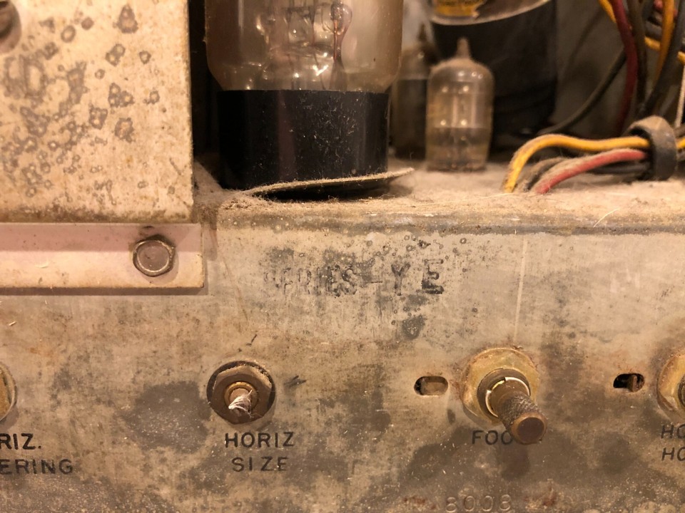 1949 B/W 12" 415CV Sentinel Mahogany Console Television Set | eBay