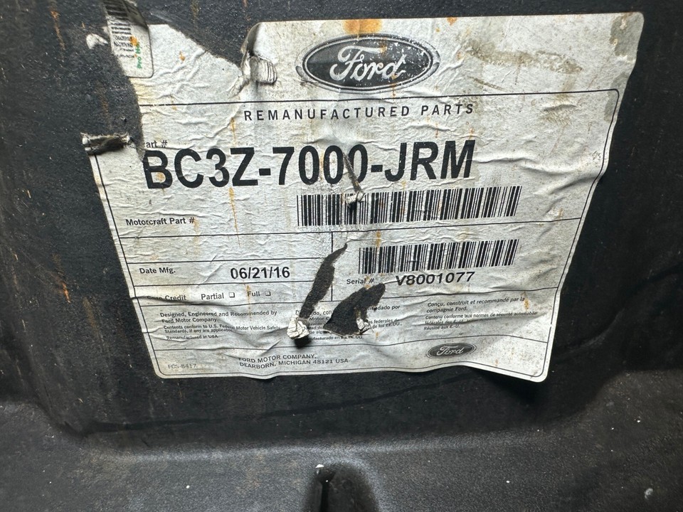 Ford BC3Z-7000-JRM Automatic Transmission Assembly Remanufactured | eBay