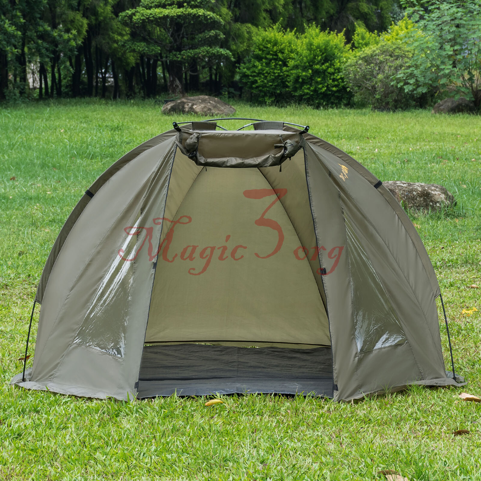 Waterproof Carp Fishing Bivvy Tent Shelter 1-2 Man Lightweight Shelter ...
