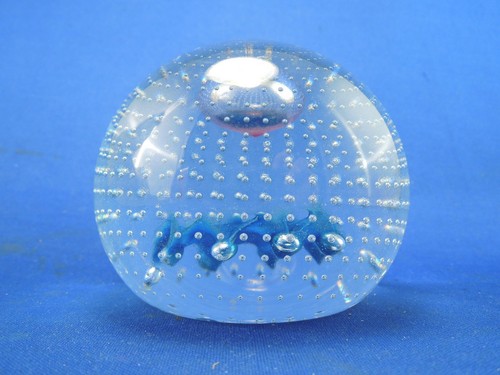 Vintage Artisan CIIG Caithness Seconds Glass Paperweight Clear Glass ...