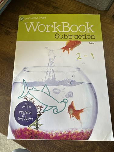 A+ Let's Grow Smart Workbook: Subtraction Grade 1 | eBay