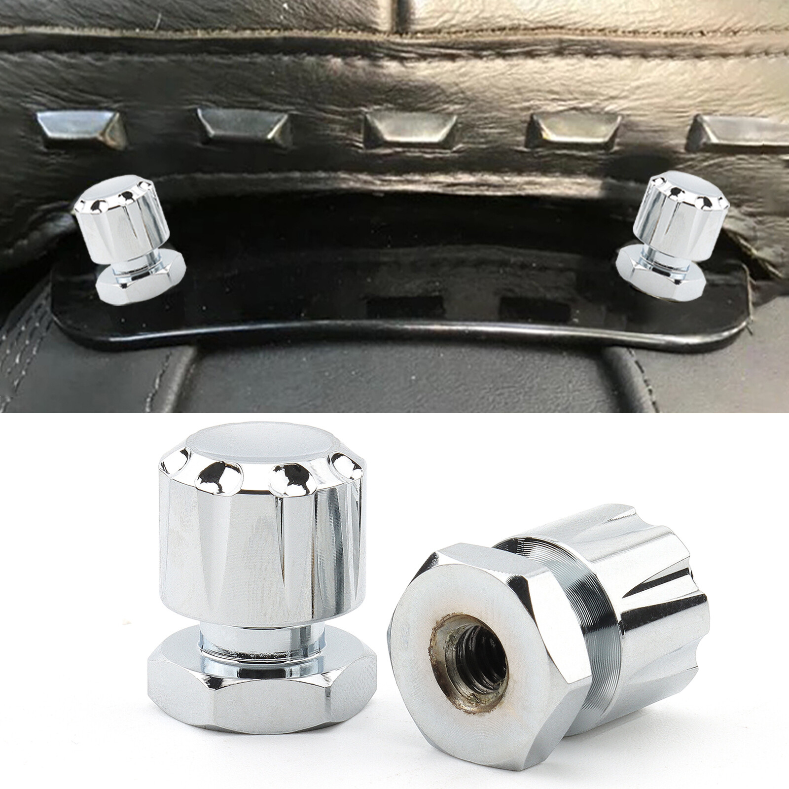 For Harley Solo Seat Mounting Nuts Bolts Road King Fat Boy Electra ...