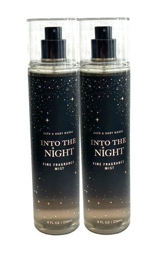 2 BATH & BODY WORKS INTO THE NIGHT FINE FRAGRANCE MIST BODY SPRAY 8 FL ...
