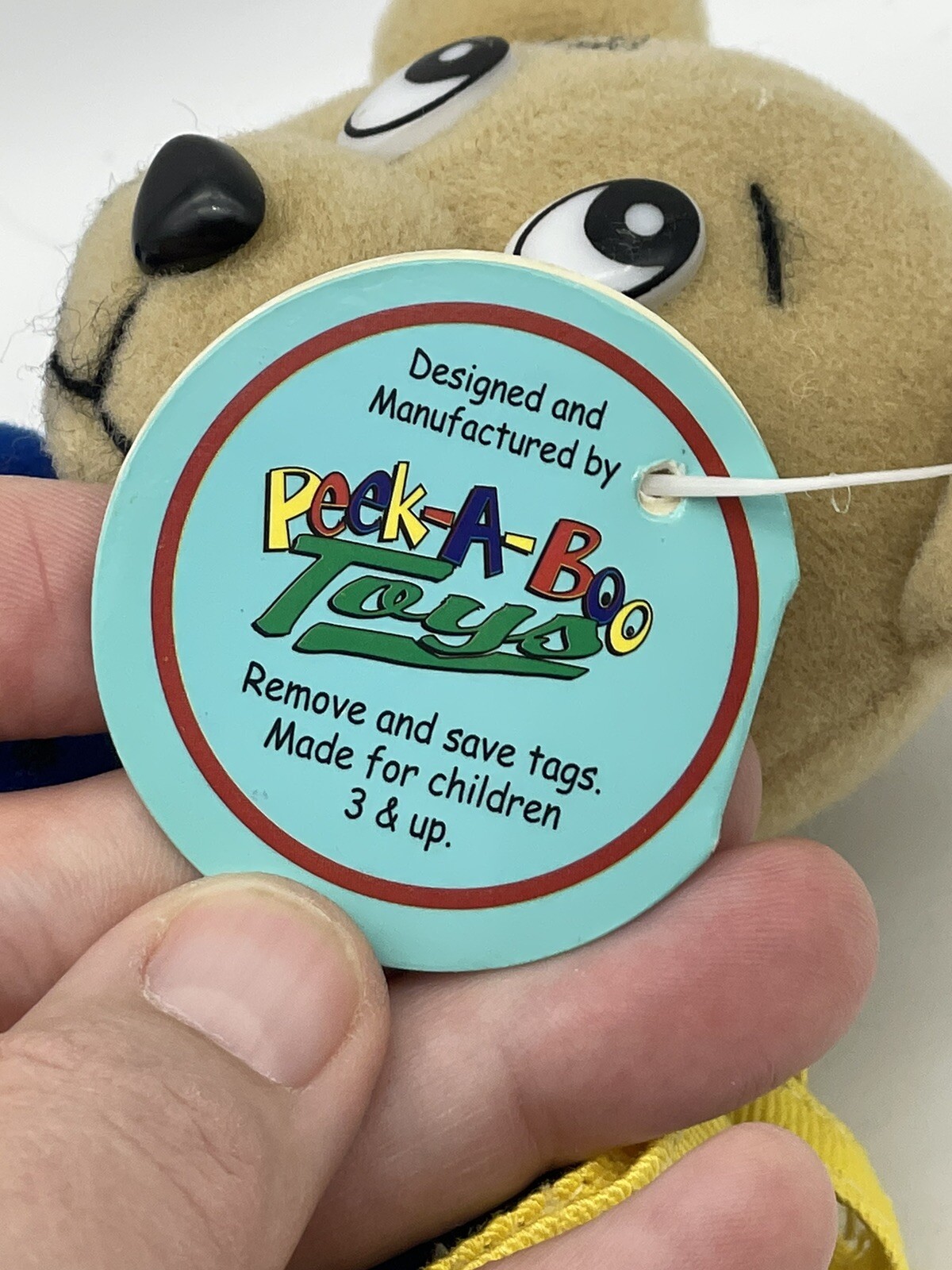 Vintage Peek A Boo Toys Plush Career Bears Kerry The Mailman with ...