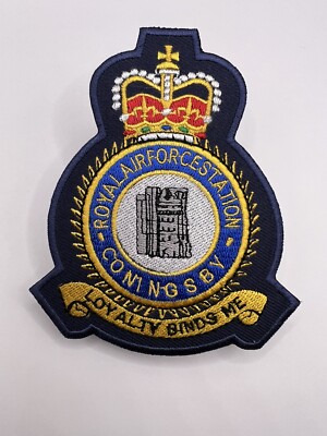 RAF Coningsby Station Badge Royal Air Focre Squadron Machine ...