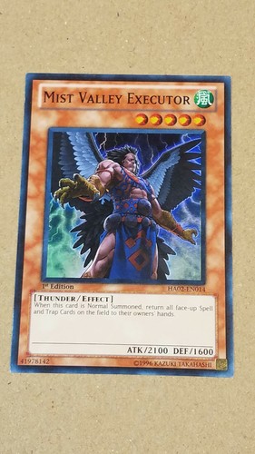 Mist Valley Executor - HA02-EN014 Yu Gi Oh! Foil Holo Super Rare Nice! 1st | eBay