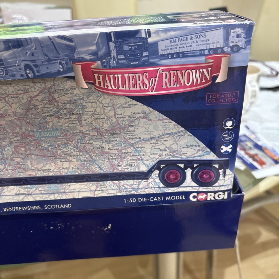 Corgi ~ W H Malcolm Plant LTD Atkinson Venture water mark on box slight ...