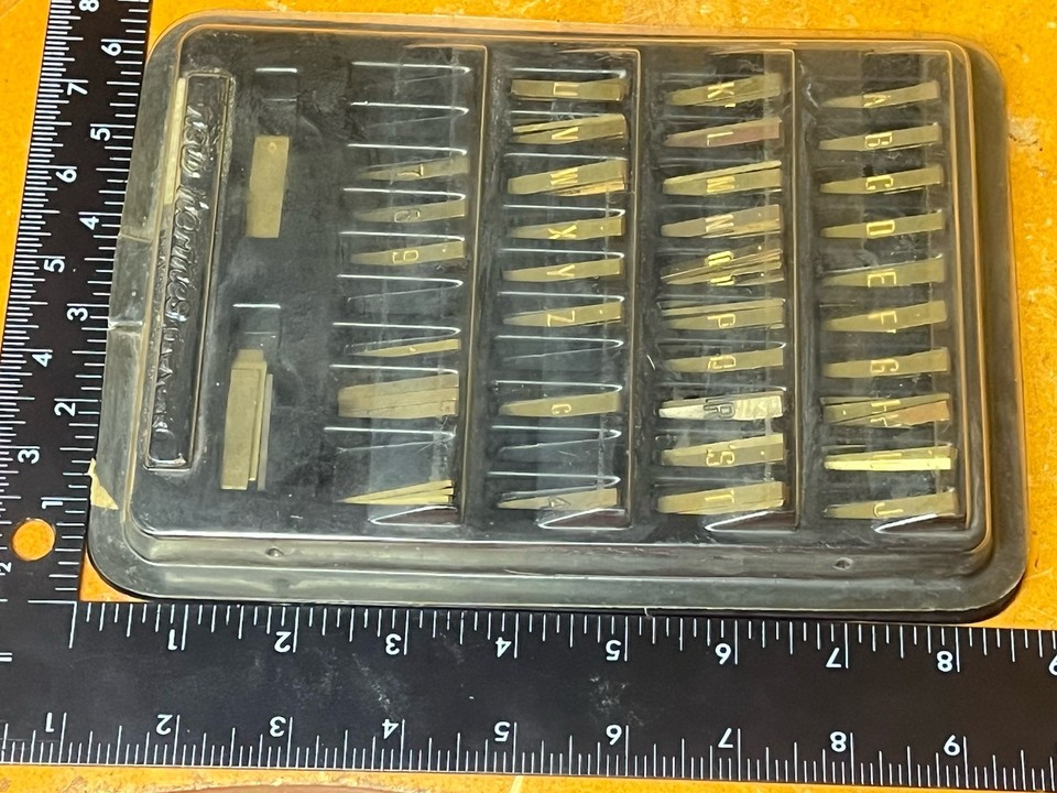Extra Condense BLOCK, NEW HERMES ENGRAVING FONTS/ Missing NUMBERS— ,1,2 ...
