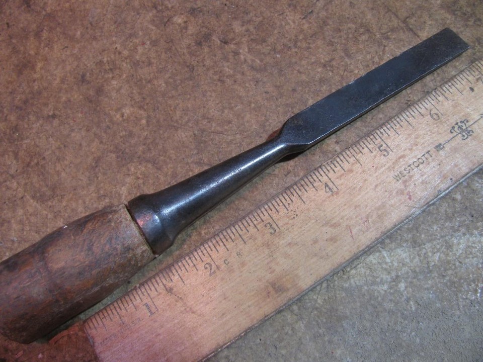 Vintage Keen Kutter 1/2" Chisel Wood Socket Handle Beveled Edge | eBay