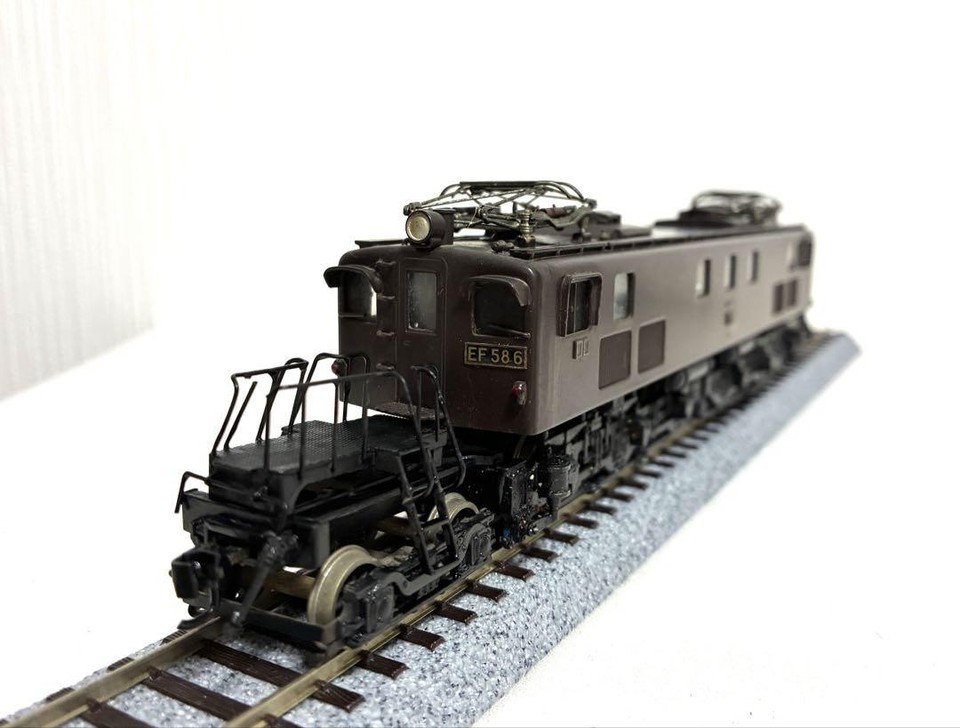 Ho Scale Tenshodo Ef58 Electric Locomotive Vintage Model Train Brass | eBay