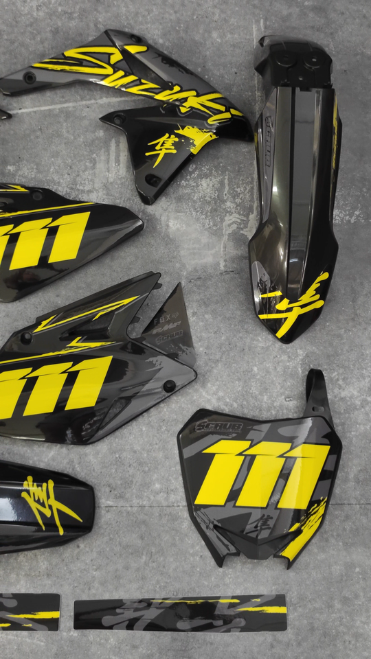 Plastics + Graphics Suzuki RMZ 250 2004-2009 RMZ 450 2005-2007 | eBay