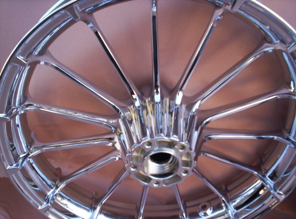 2009-2023 Harley-Davidson Touring Talon 15 Spoke Chrome Wheels | Front ...