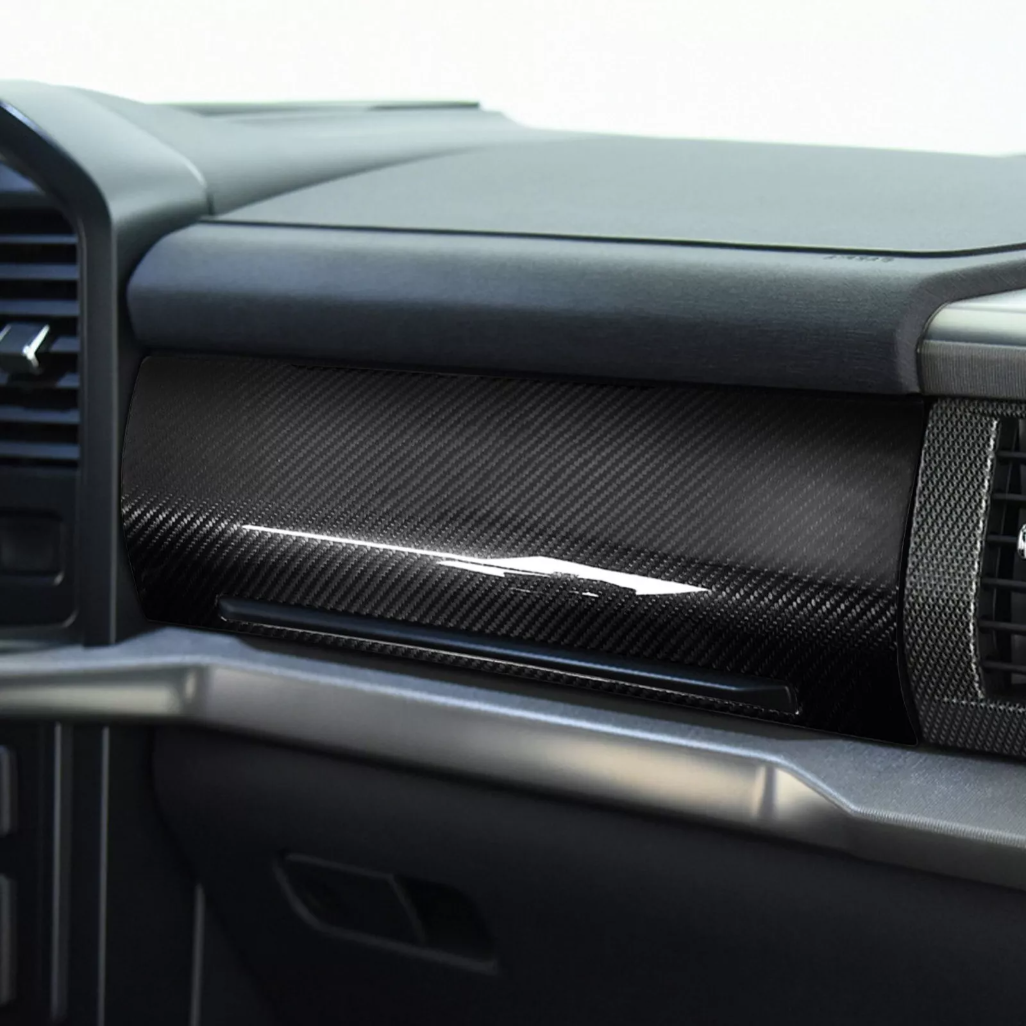 For Ford F-150 Raptor 2021-2024 Dry Carbon Fiber Co-pilot Instrument ...